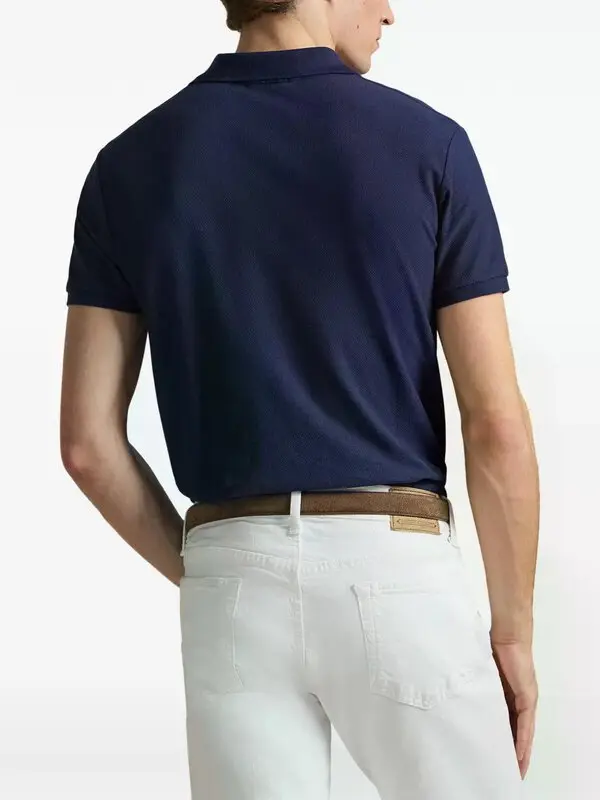 Polo Ralph Lauren Buttoned Short-sleeve Polo Shirt - Blue