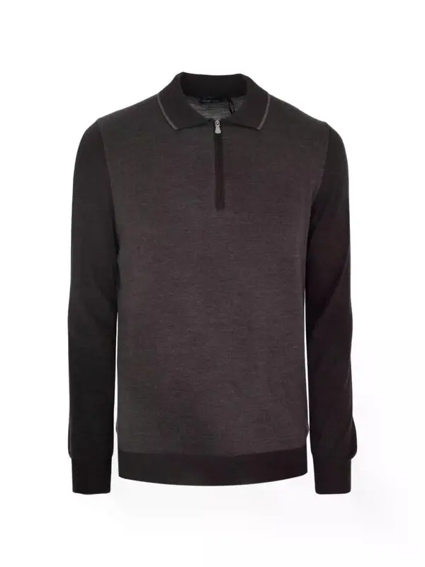 BARBA NAPOLI Zip Polo Knitwear