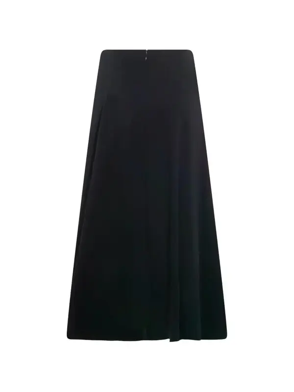 Max Mara Scallop-hem A-line Skirt - Blue