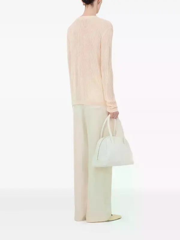 Loulou De Saison Hedora Semi-sheer Ribbed Jumper