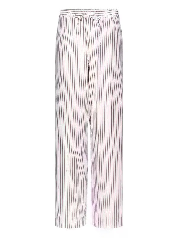 Loulou De Saison Cisco Striped Trousers - White