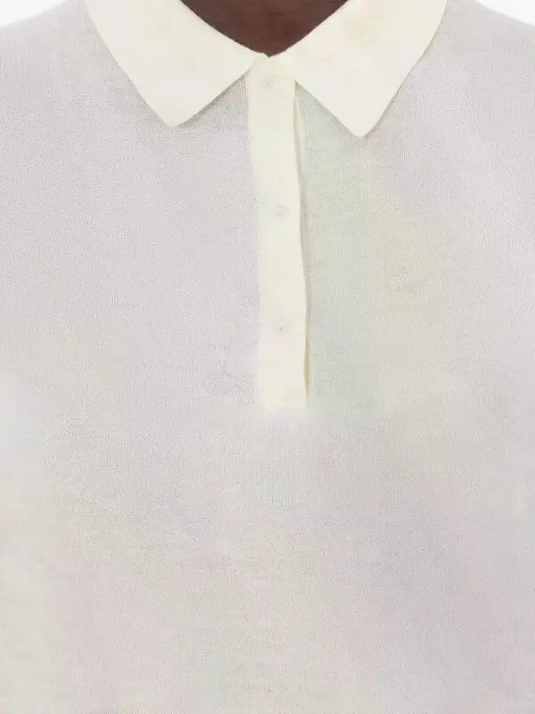 Loulou De Saison Migo Ribbed Polo Shirt