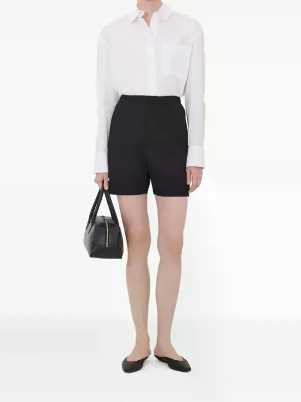 Loulou De Saison Ivan Elasticated Shorts - Black