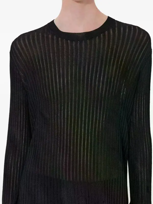 Loulou De Saison Hedora Long-sleeve Ribbed Sweater