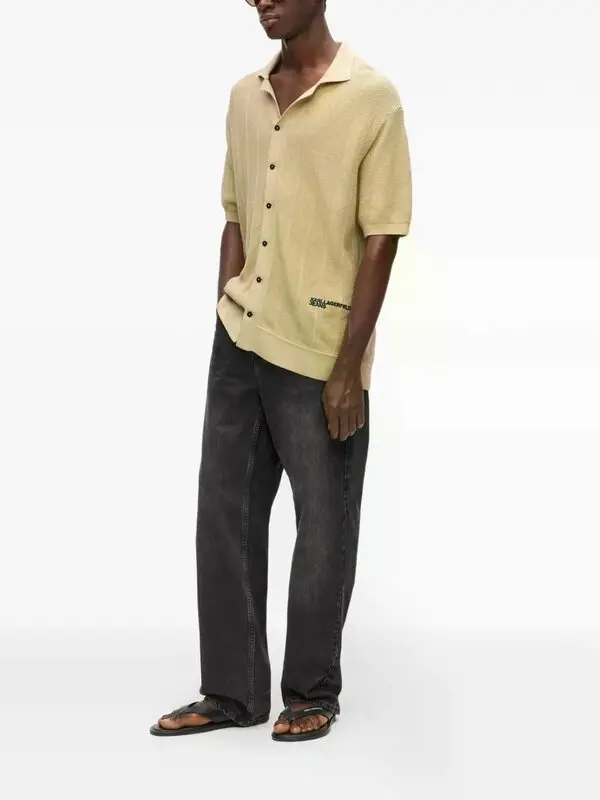 Karl Lagerfeld Buttoned Shirt - Neutrals