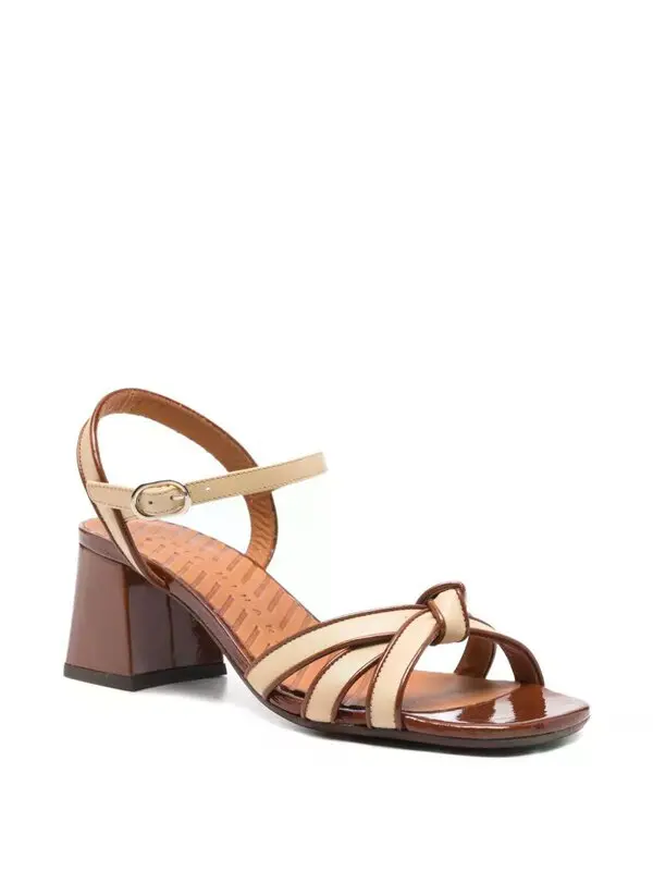 Chie Mihara Leilah Knotted-strap Sandals - Brown