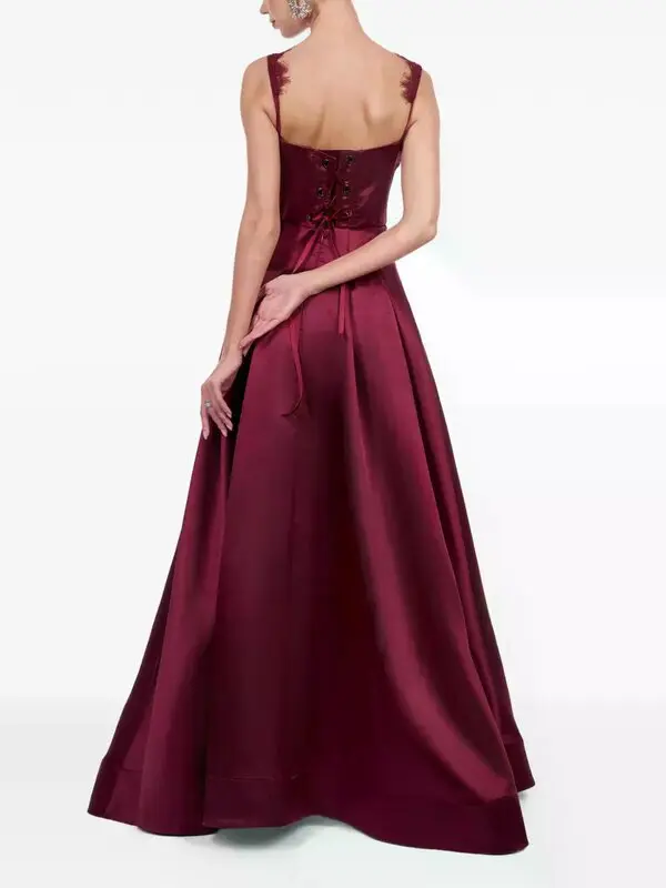 ARAFTU Lace Pleated Dress