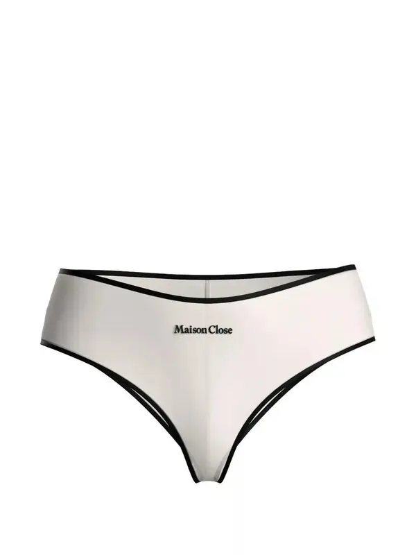 MAISON CLOSE La Parisienne Hipster Briefs - Neutrals