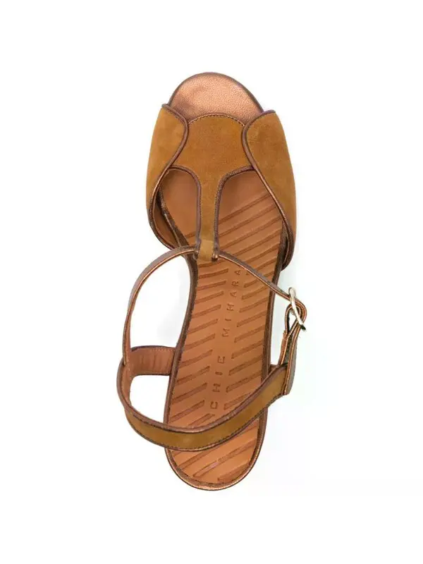 Chie Mihara Keduni T-strap Leather Sandals