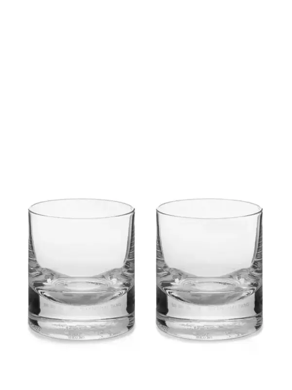 Shanghai Tang Tang Dragon Whiskey Glass - White