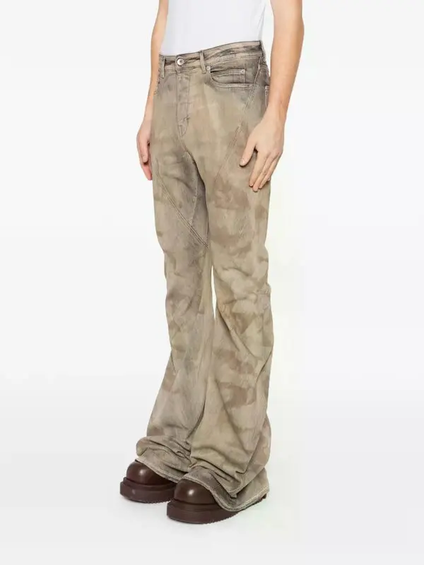 Rick Owens Washed Bootcut Jeans