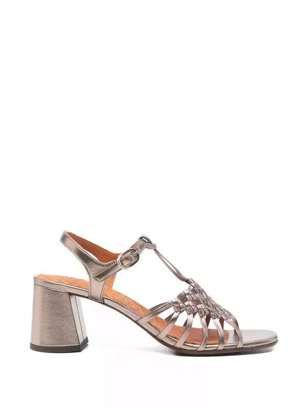 Chie Mihara Rybon Woven-strap Leather Sandals
