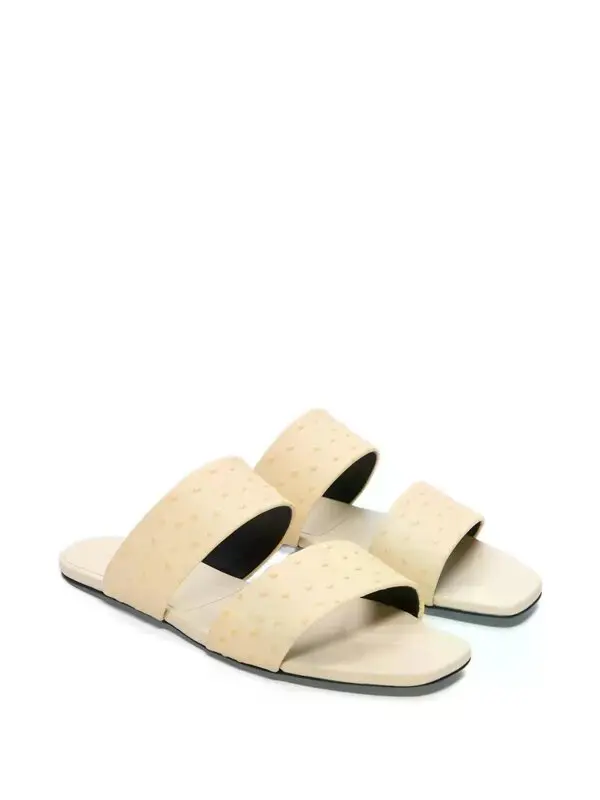 Loulou De Saison Jako Textured Straps Sandals - Neutrals