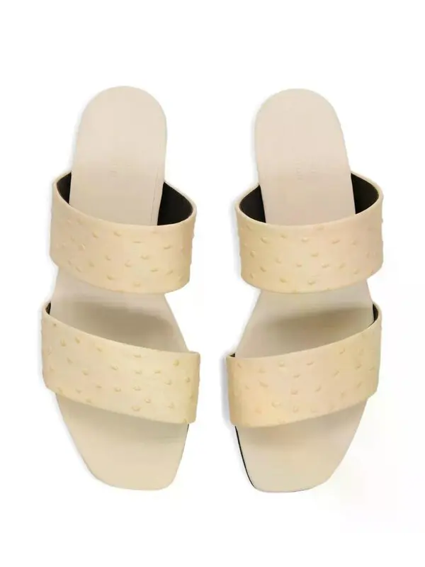 Loulou De Saison Jako Textured Straps Sandals - Neutrals