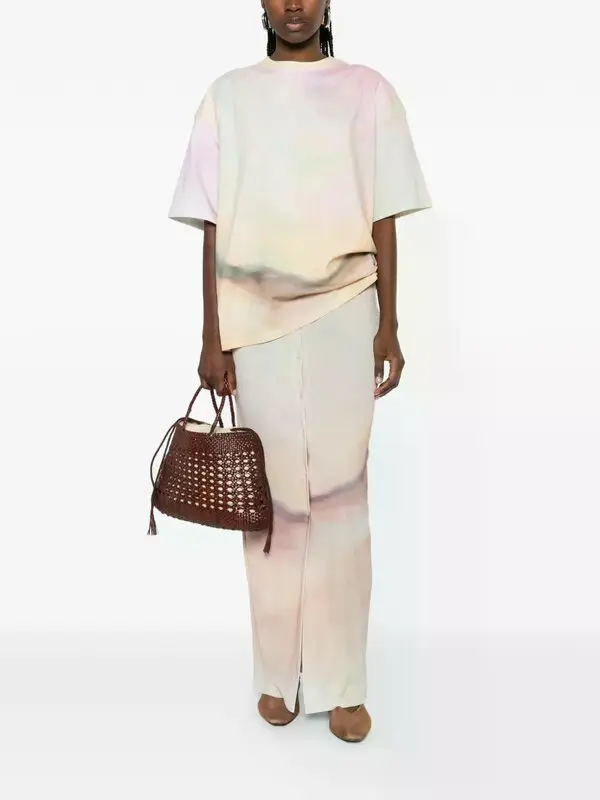 Nanushka Button-down Printed Maxi Skirt