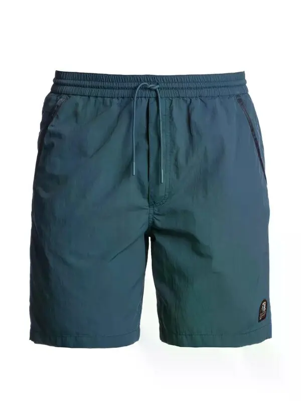 PARAJUMPERS Logo-patch Swim Shorts - Blue