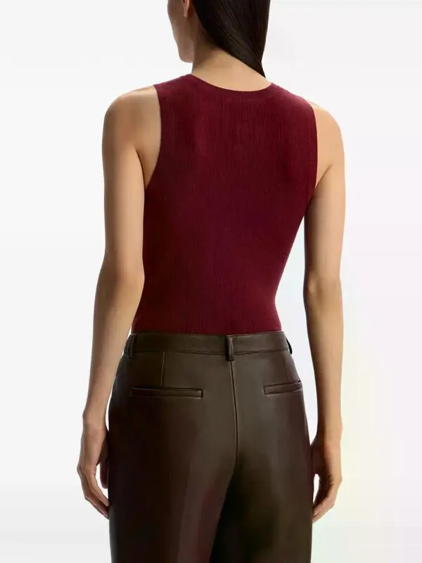 12 STOREEZ Merino Tank Top - Red