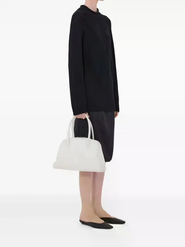Loulou De Saison Raglan-sleeve Ribbed Sweater - Black
