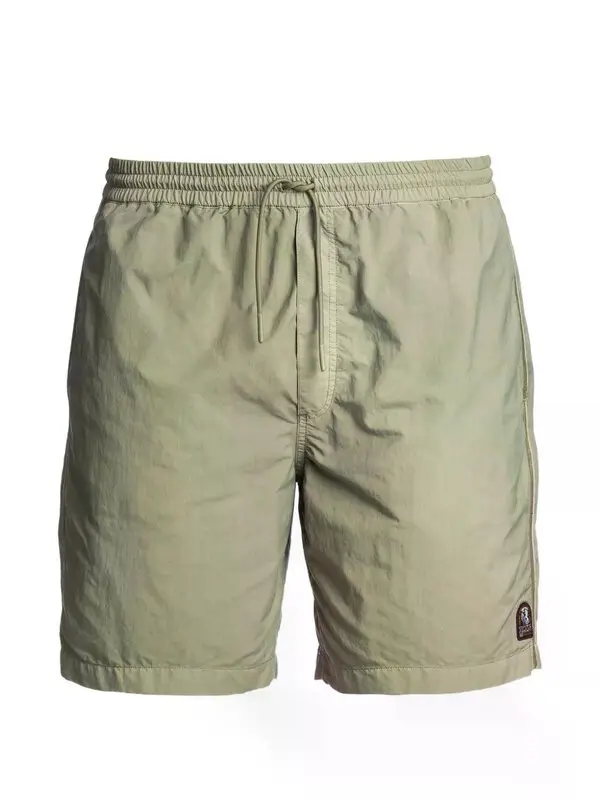PARAJUMPERS Logo-patch Swim Shorts - Green