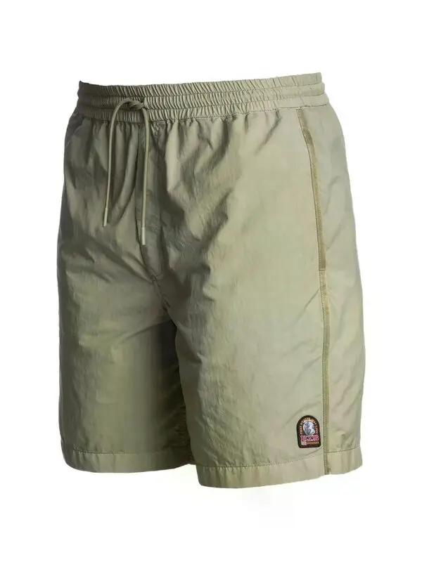 PARAJUMPERS Logo-patch Swim Shorts - Green