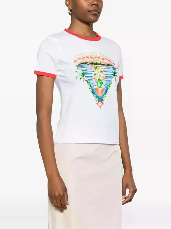 Casablanca Graphic T-shirt - White