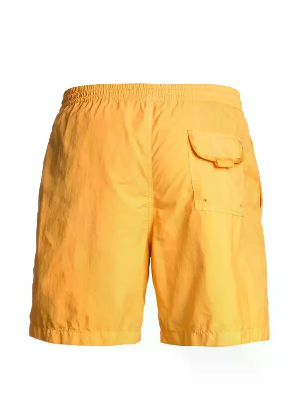 PARAJUMPERS Logo-patch Swim Shorts - Yellow