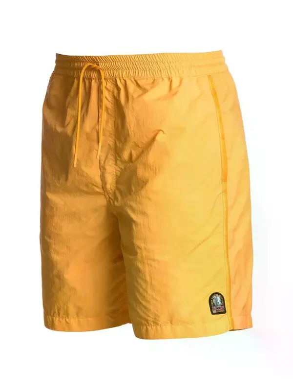 PARAJUMPERS Logo-patch Swim Shorts - Yellow