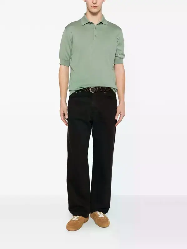 LARDINI Buttoned Polo Shirt
