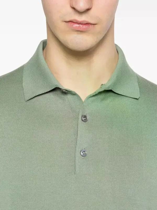 LARDINI Buttoned Polo Shirt