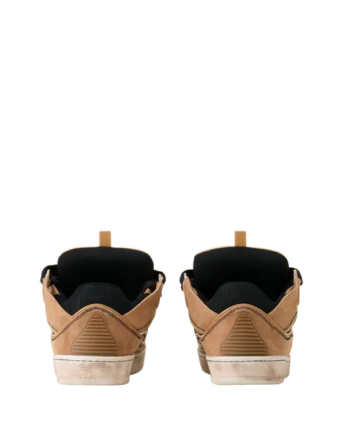 LANVIN Curb Canvas Sneakers - Orange