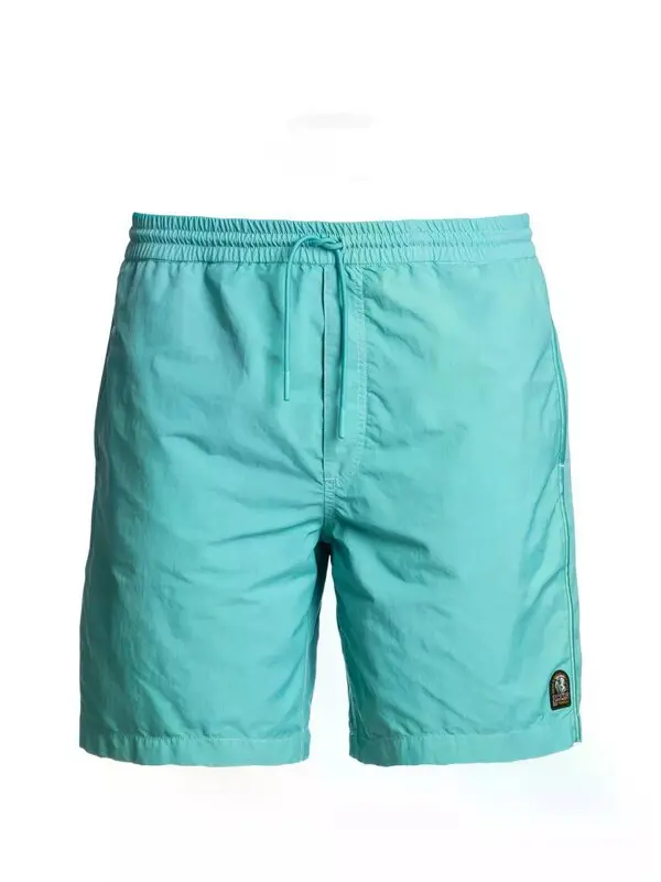PARAJUMPERS Logo-patch Swim Shorts - Blue
