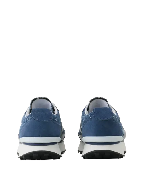 LANVIN Lunar Year Bumpr Denim Sneakers - Blue