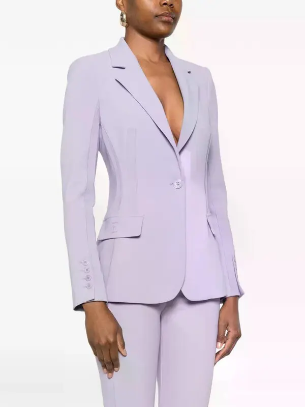 Elisabetta Franchi Button-embellished Single-breasted Blazer