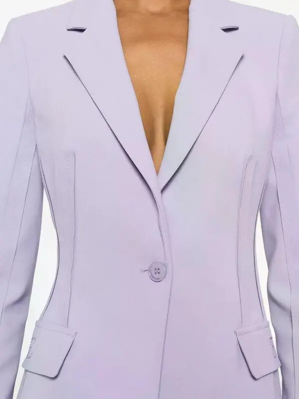 Elisabetta Franchi Button-embellished Single-breasted Blazer