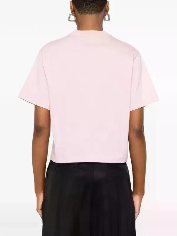 Versace Logo-print T-shirt - Pink