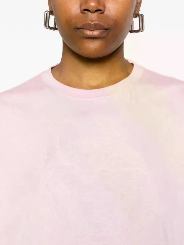 Versace Logo-print T-shirt - Pink