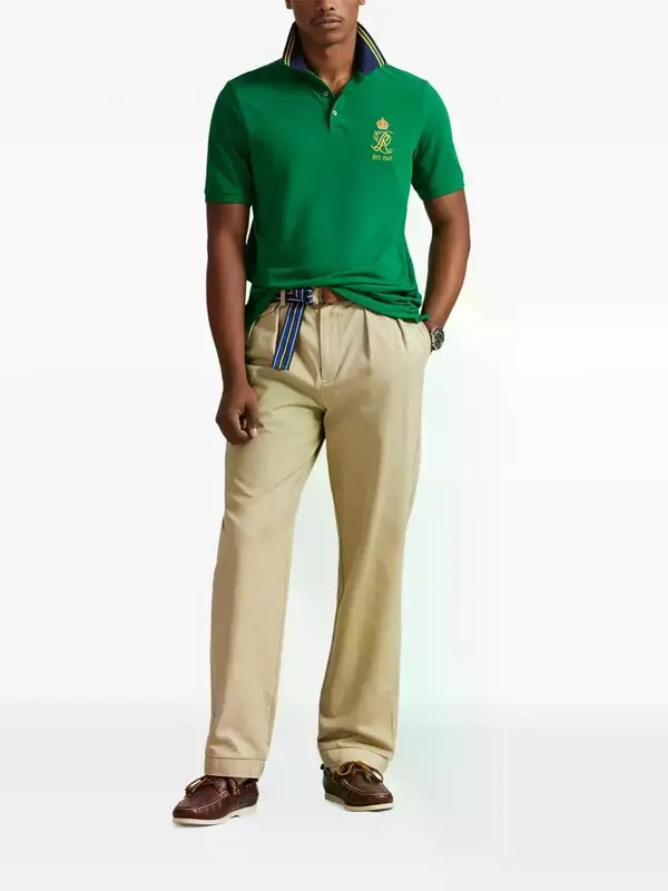 Polo Ralph Lauren Buttoned Logo Polo Shirt