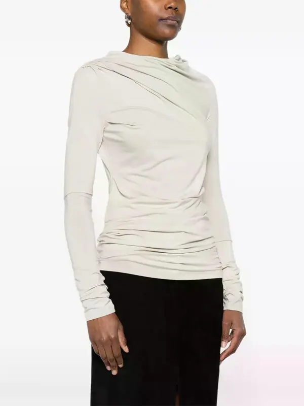 ENTIRE STUDIOS Drape Long-sleeve Top