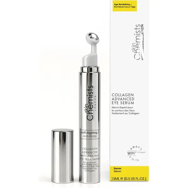 SKIN CHEMISTS Collagen Advanced Anti-ageing Eye Treatment 15ml For Loss Of Firmness - White