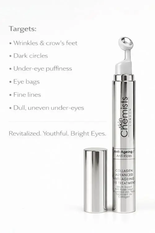 SKIN CHEMISTS Collagen Advanced Anti-ageing Eye Treatment 15ml For Loss Of Firmness