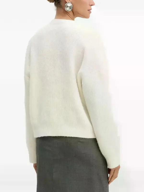 GESTUZ V-neck Long-sleeve Sweater