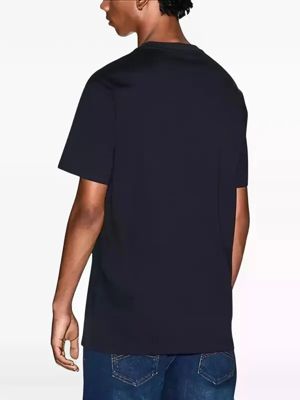 Armani Exchange Logo-detail T-shirt - Blue