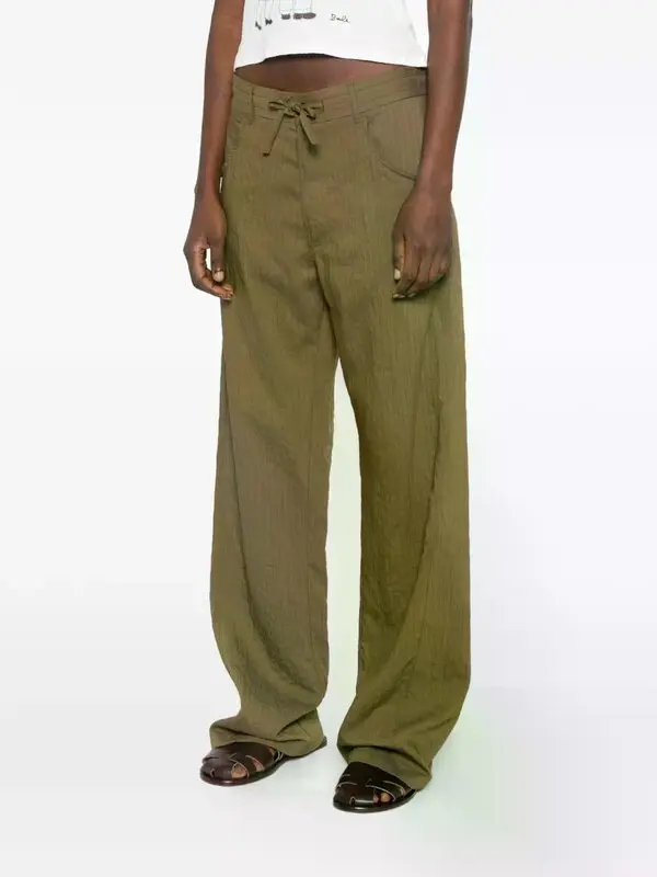 DARKPARK Iris Paper Bag Striped Trousers