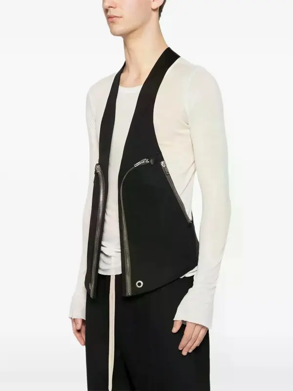 Rick Owens Zip Bauhaus Vest