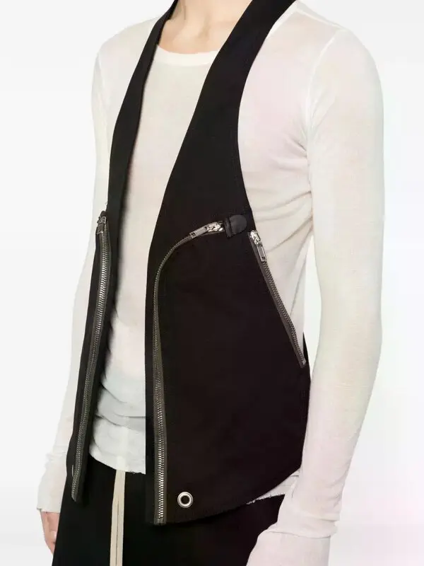 Rick Owens Zip Bauhaus Vest