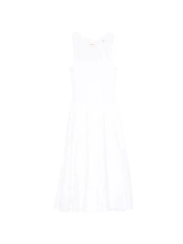 Gant Sleeveless Midi Dress - White