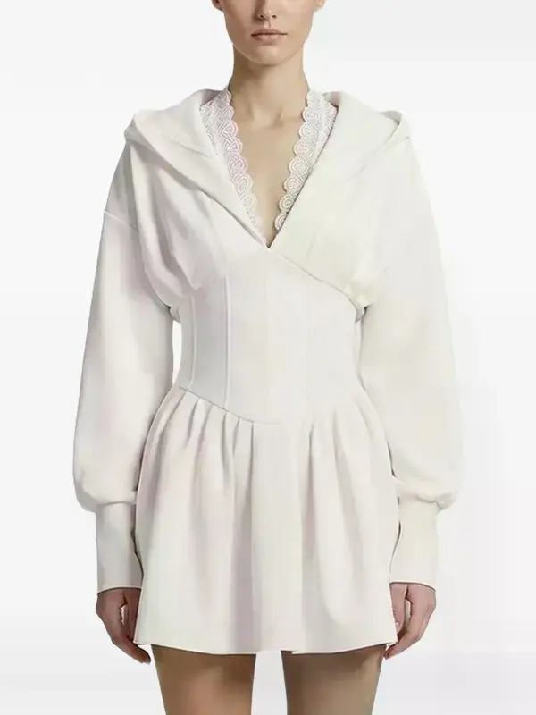 HAMZA Karol Hooded Dress