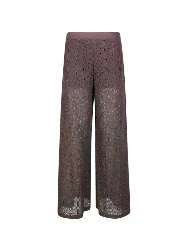 Pinko Embroidered Straight Leg Trousers