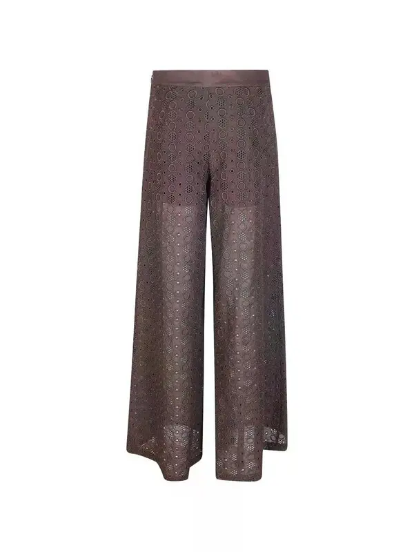 Pinko Embroidered Straight Leg Trousers