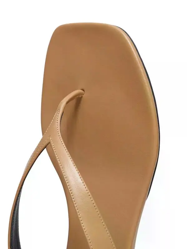 Loulou De Saison Zio Ankle-strap Flat Sandals - Neutrals